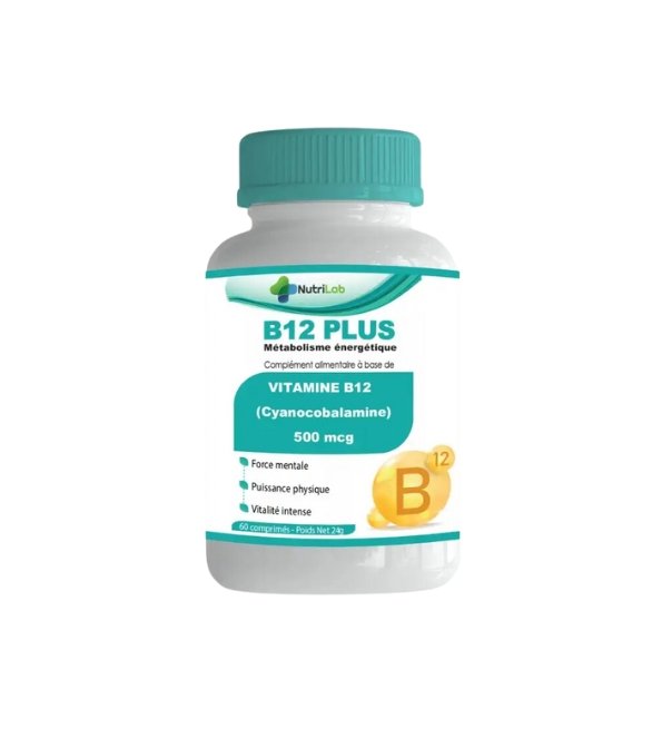 Nutrilab B12 Plus 60 Comprimes - Paravite